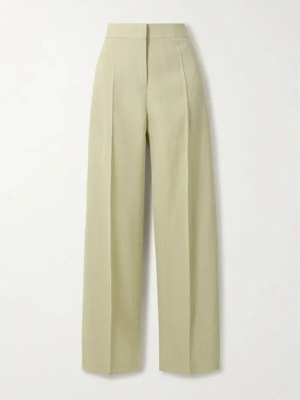 JIL SANDER Crepe Wide-leg Pants