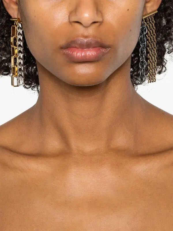 MAISON MARGIELA Chain-link Dangle Earrings