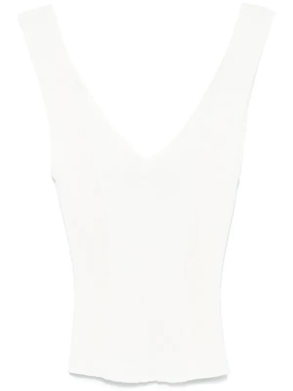 GOLDEN GOOSE Ribbed Tank Top