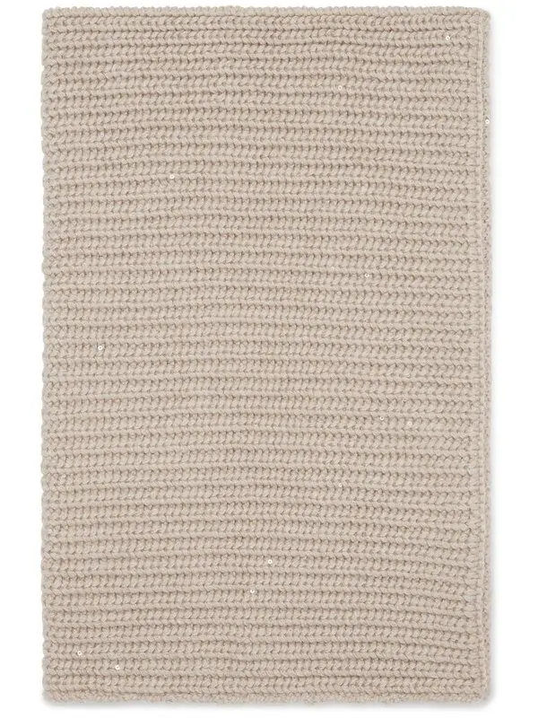 Brunello Cucinelli Cashmere Collar Scarf - Neutrals