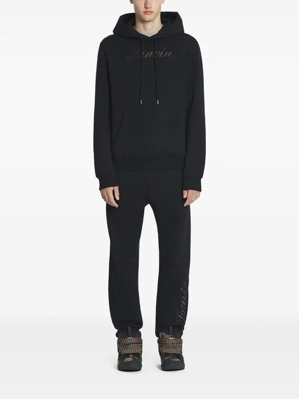 LANVIN Embroidered Logo Hoodie
