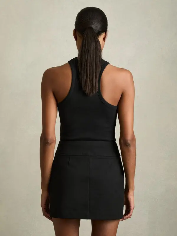 REISS Poppy Ponte Mini Skirt
