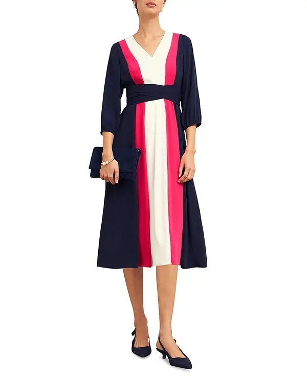 HOBBS LONDON Cora Colorblocked Dress