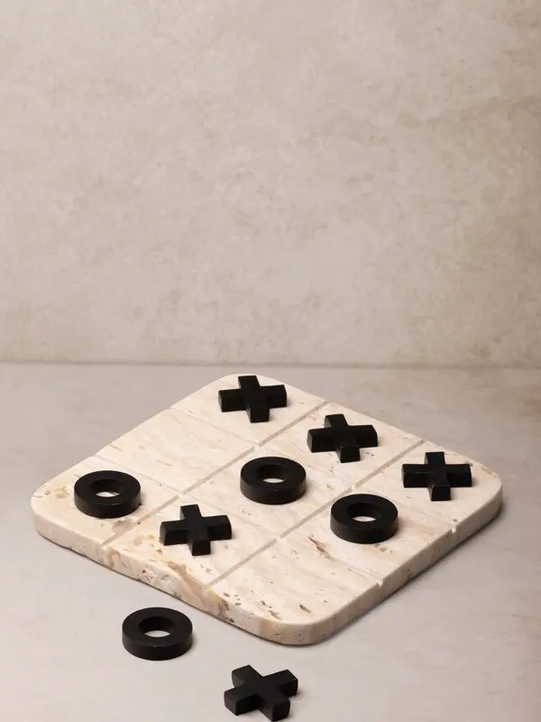 GAURI KOHLI Monty Marble Tic Tac Toe Set
