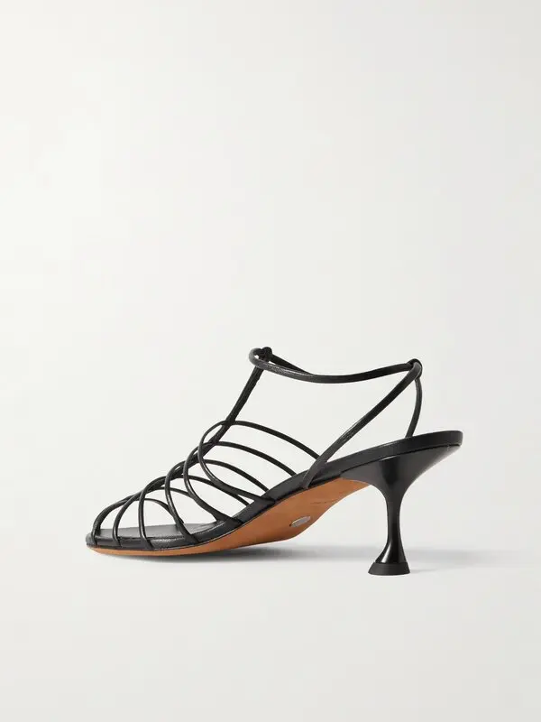 Proenza Schouler Tee Cage Leather Sandals