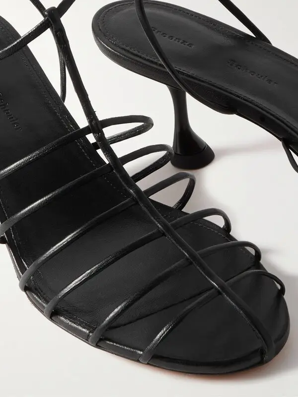 Proenza Schouler Tee Cage Leather Sandals