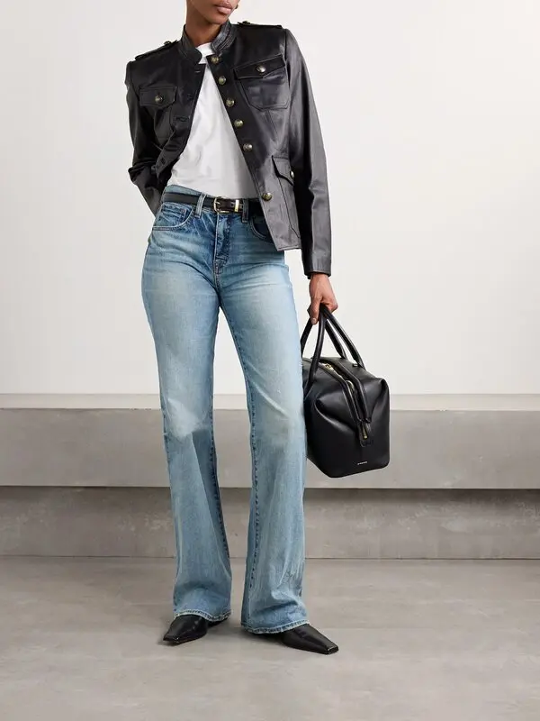 NILI LOTAN Celia High-rise Straight-leg Jeans
