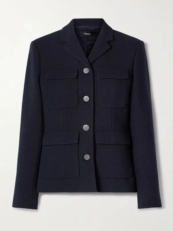 Theory Tweed Military Jacket