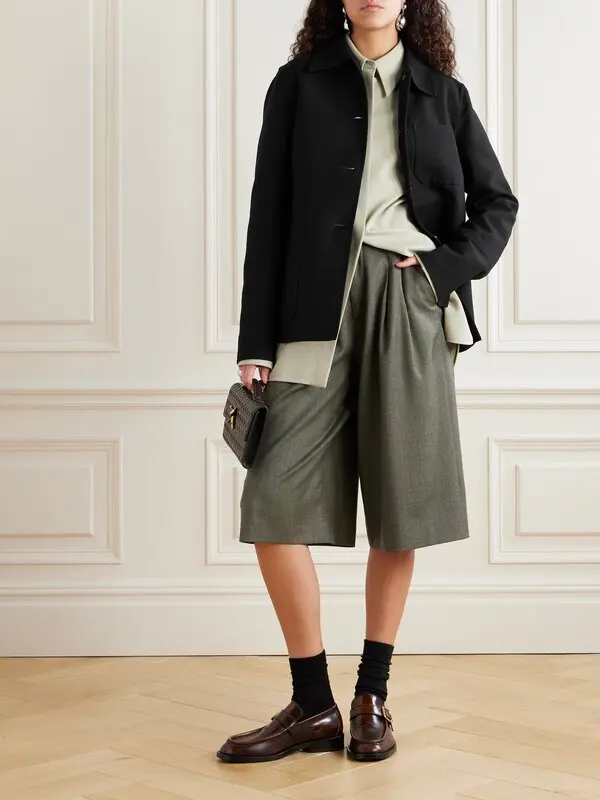 JIL SANDER Cotton-blend Twill Jacket