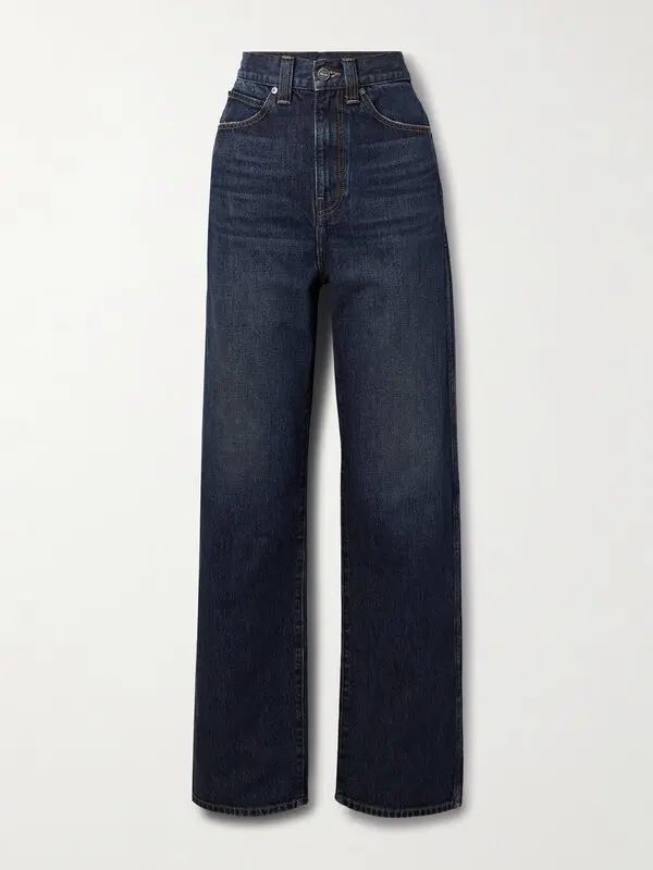 Khaite Bonnie Mid-rise Boyfriend Jeans - Blue
