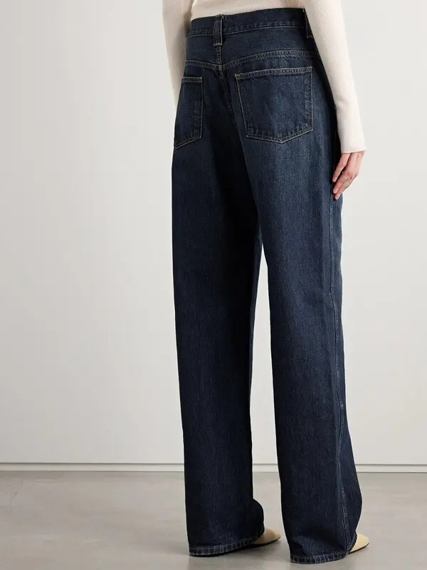 Khaite Bonnie Mid-rise Boyfriend Jeans - Blue