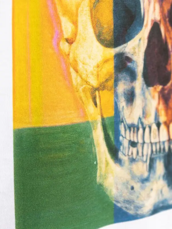 Paul Smith Multi Colour Skull T-Shirt - White | Editorialist