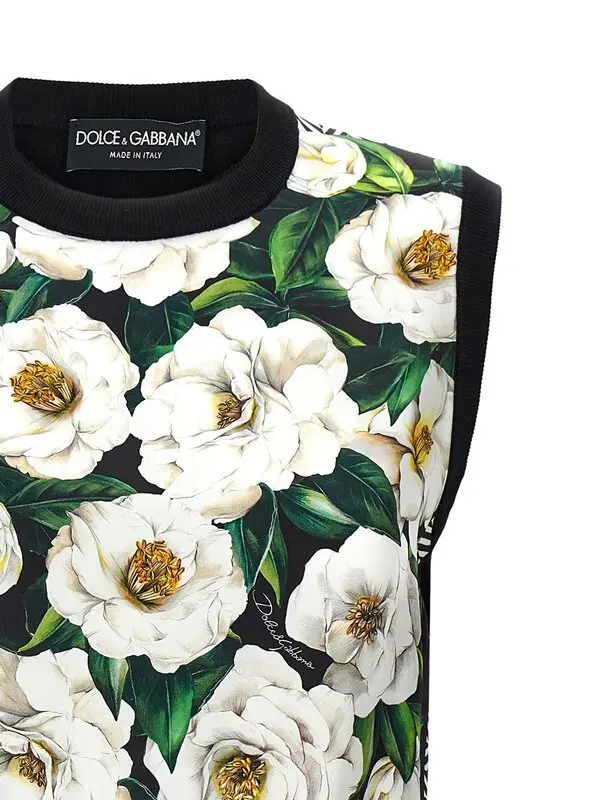 Dolce & Gabbana Floral-print Vest