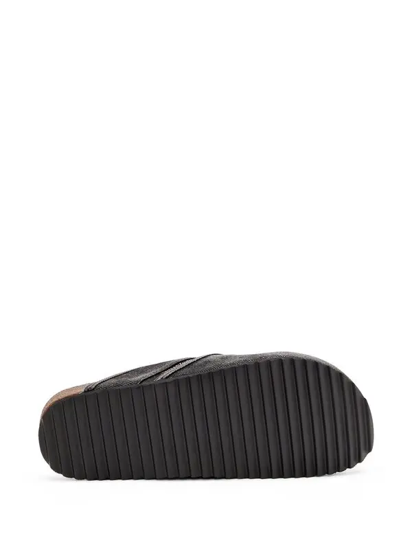 DIESEL® D-woodstock Slippers - Grey