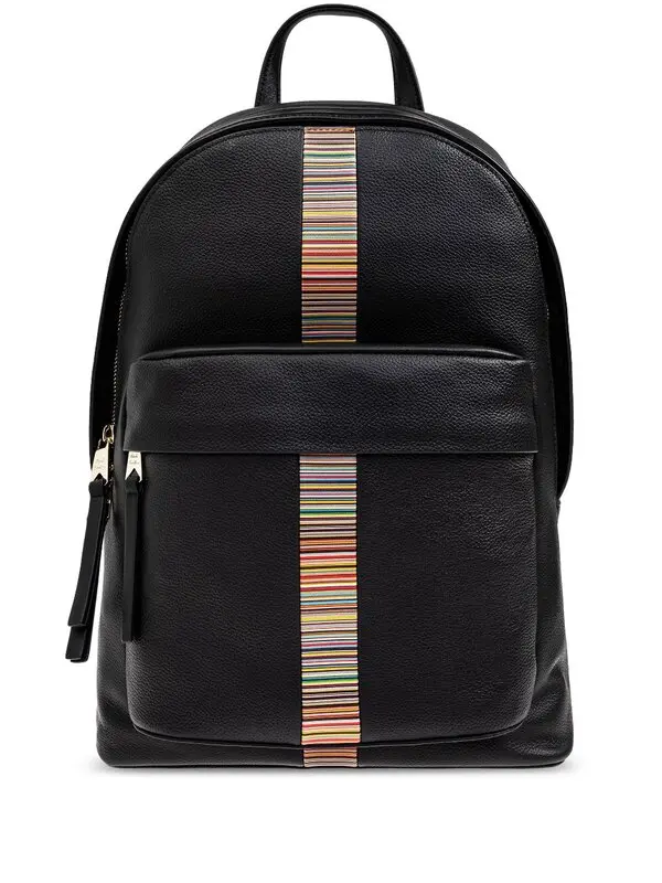 Paul Smith Stripe-detailing Backpack - Black