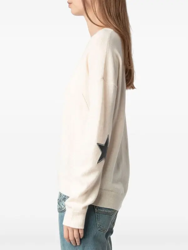 Zadig&Voltaire Cici Patch Jumper - Neutrals