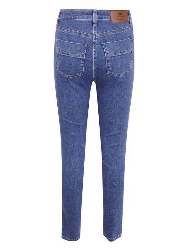 Elisabetta Franchi Logo-plaque Jeans