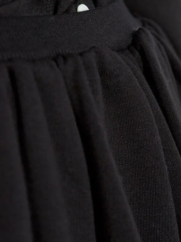 Marni Cotton Pleated Skirt - Black