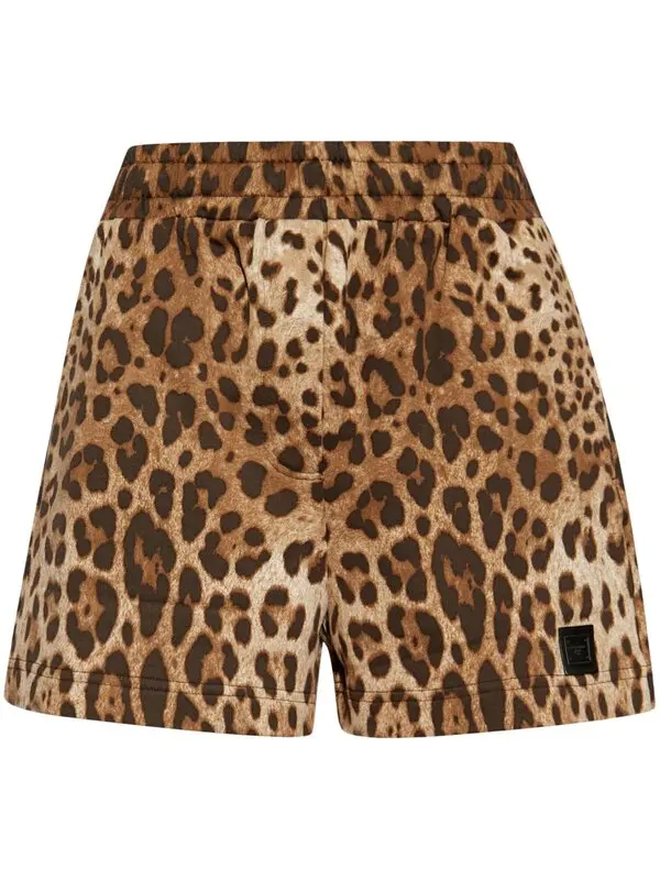 Dolce & Gabbana Leopard-print Shorts