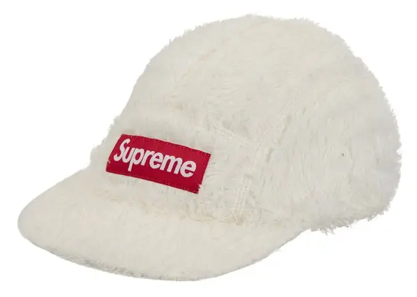 Supreme Fuzzy Camp Cap - White