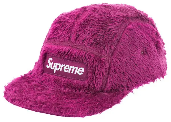 Supreme Fuzzy Camp Cap - Pink