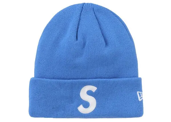 Supreme New Era S Logo Beanie - Blue | Editorialist