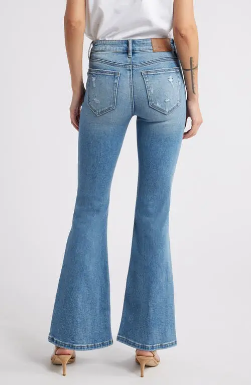 HIDDEN JEANS Patch Pocket Flare Jeans