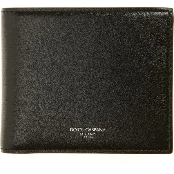 Dolce & Gabbana Leather Bifold Wallet - 80999 Nero