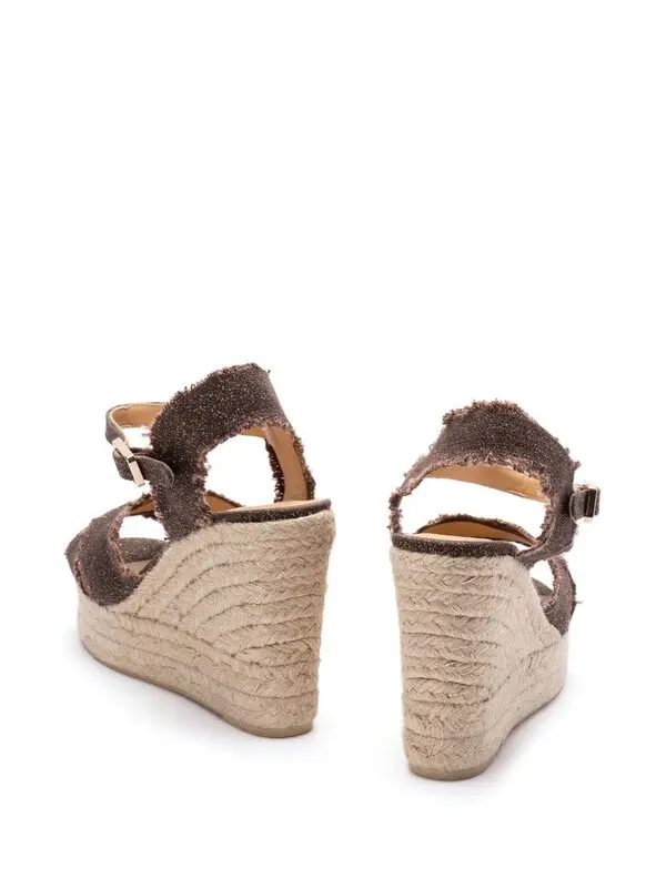 CastaÑer Bromelia Wedge Pumps - Brown