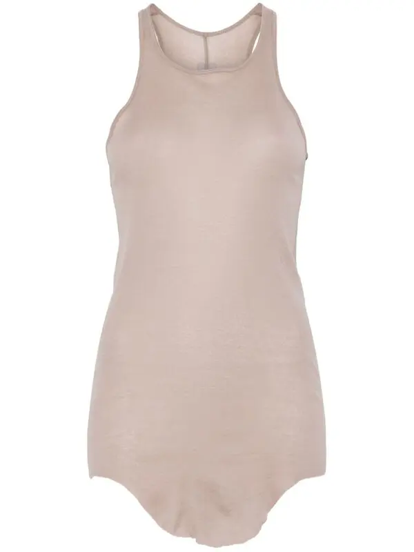 Rick Owens Cotton Tank Top - Neutrals