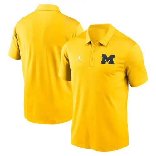JORDAN BRAND Michigan Wolverines Primetime Franchise Performance Polo