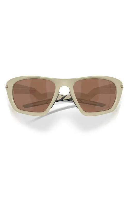 Oakley Lateralis 60mm Prizm™ Polarized Rectangular Sunglasses - Bone