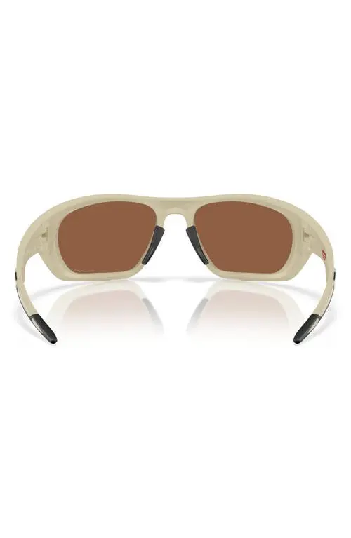 Oakley Lateralis 60mm Prizm™ Polarized Rectangular Sunglasses - Bone