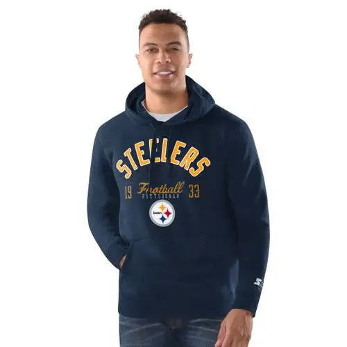 STARTER Pittsburgh Steelers Pullover Hoodie