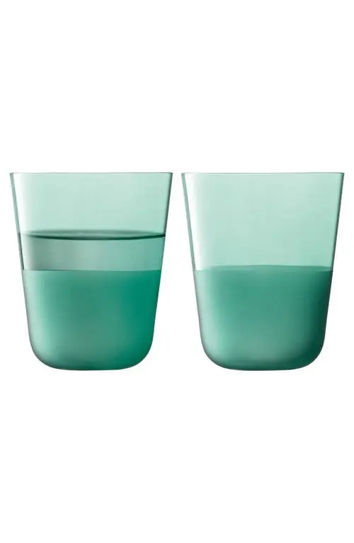 LSA Arc Contrast Set Of 4 Tumblers - Teal