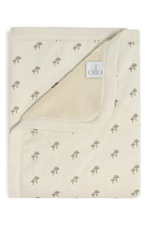 OILO Organic Cotton Cuddle Blanket - Eggshell