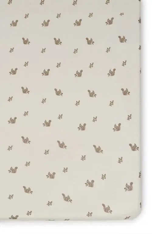 OILO Print Organic Cotton Crib Sheet