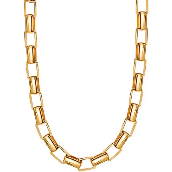 CHRISTINA CARUSO Box Link Necklace - 14k Gold