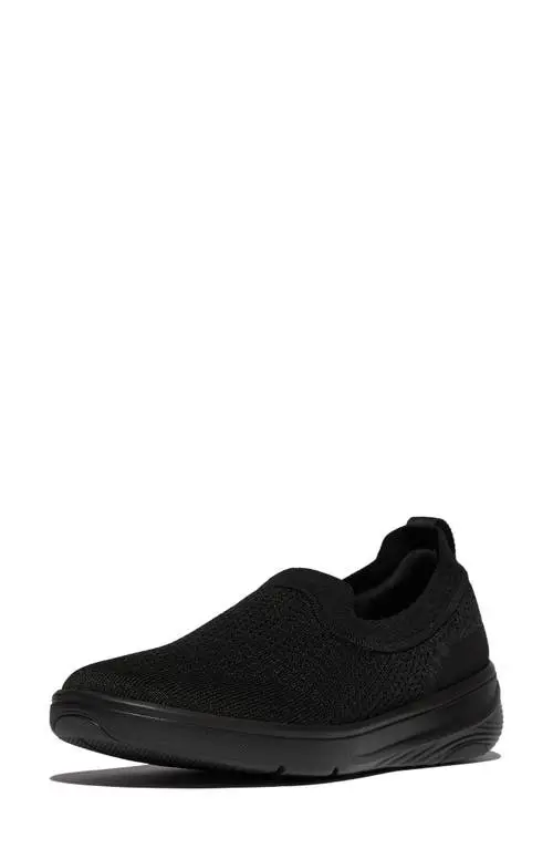 Fitflop Knit Slip-on Sneaker - All Black