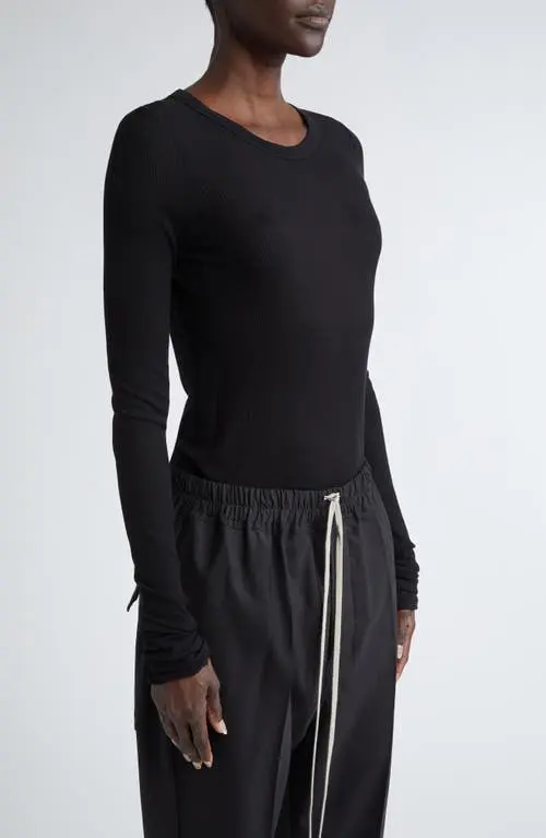 Rick Owens Rib Long Sleeve T-shirt