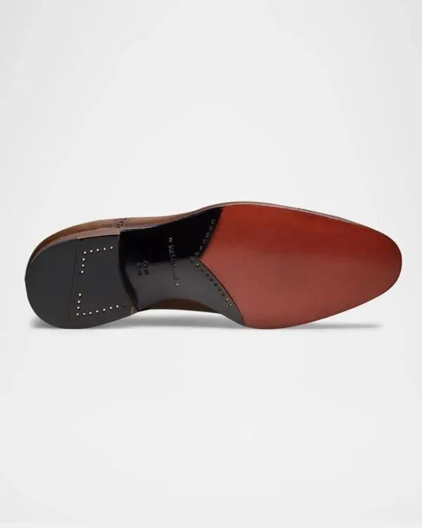 Magnanni Lincoln Brogue Leather Oxfords