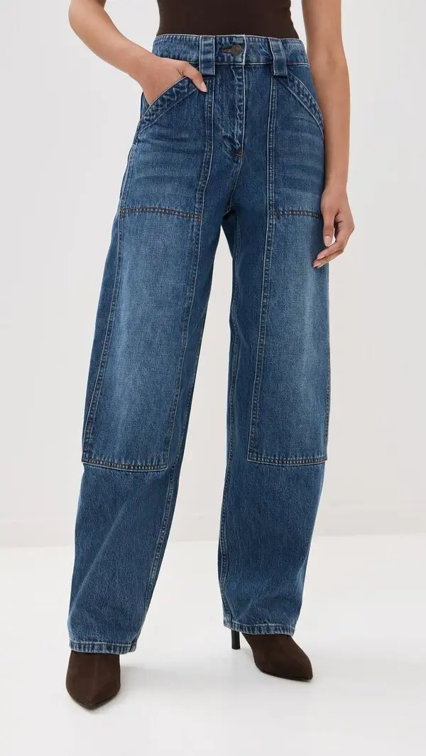 Co High-rise Balloon Jeans - Indigo