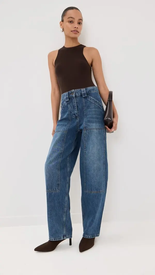 Co High-rise Balloon Jeans - Indigo