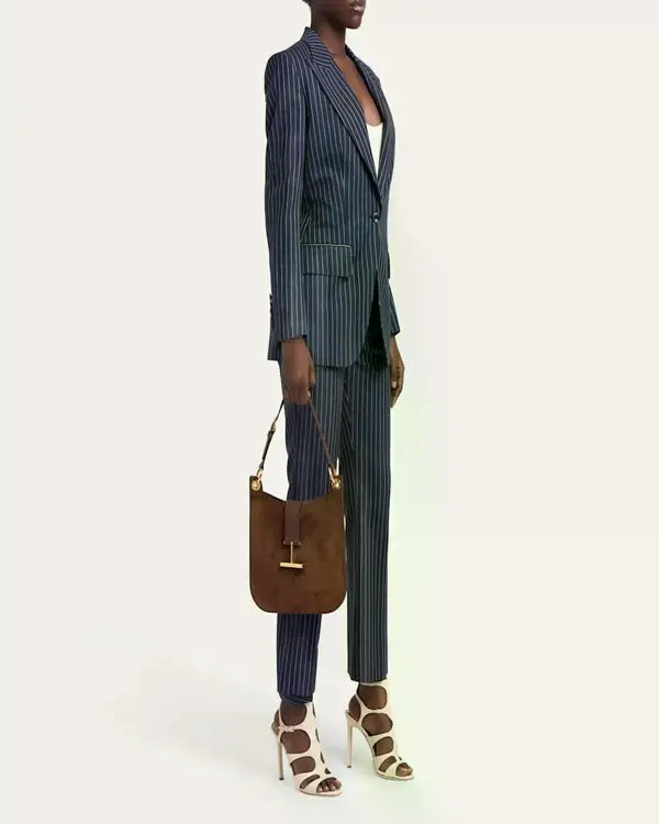 TOM FORD Tara Small Hobo Crossbody Bag