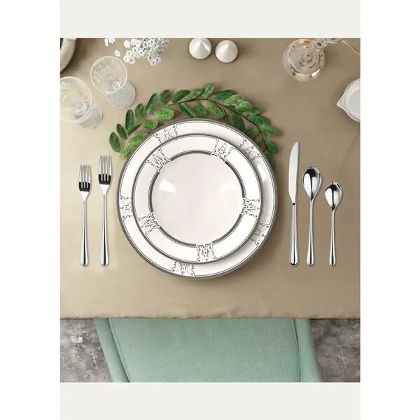 MEPRA Neve Mirror 5-piece Flatware Place Setting - Silver