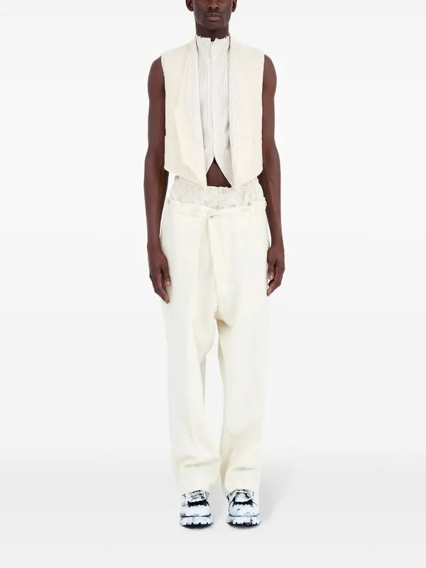 MAISON MARGIELA Striped-panel Waistcoat