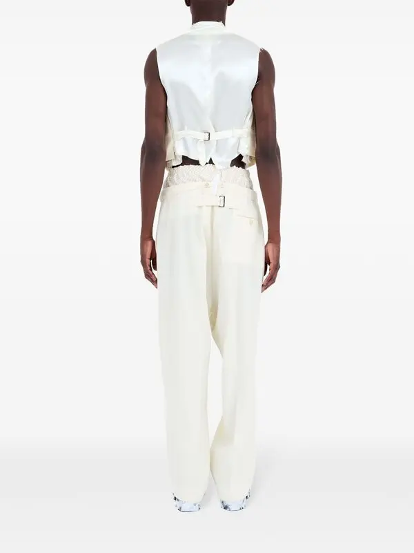 MAISON MARGIELA Striped-panel Waistcoat