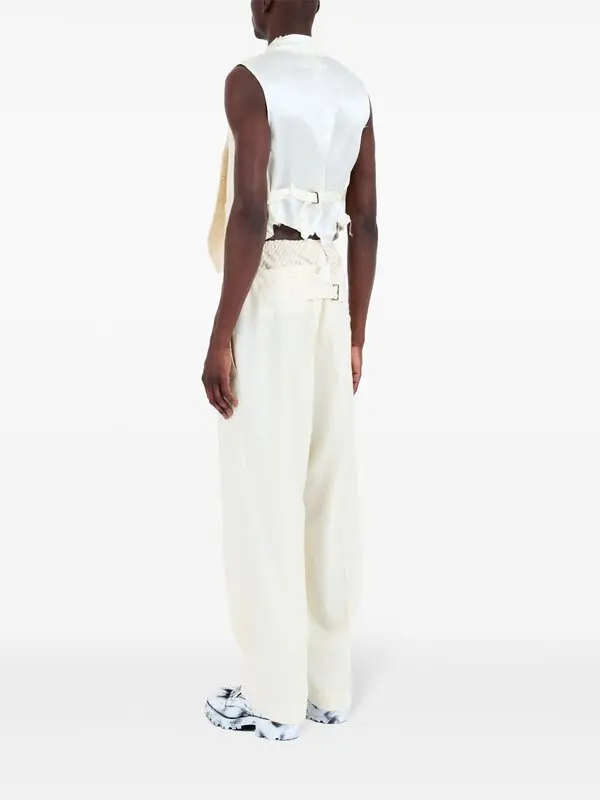 MAISON MARGIELA Striped-panel Waistcoat