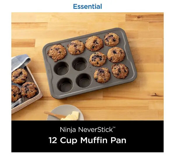 NINJA Neverstick Essential 12 Cup Muffin Pan