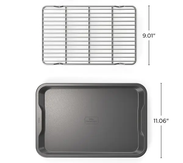 NINJA Neverstick Essential 2-piece Baking Sheet & Rack Set